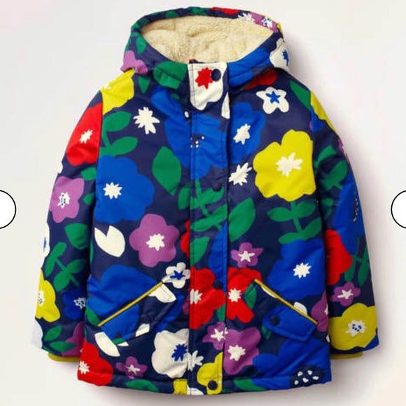 Mini Boden | Jackets & Coats | Nwt Mini Boden Sherpalined Anorak 78y ...
